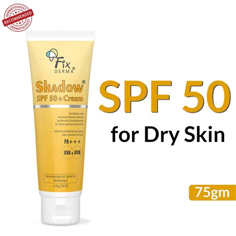 Buy Fixderma Shadow Sunscreen Spf 50 Cream For Dry Skin With Pa