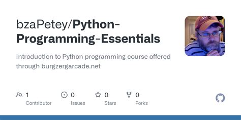 GitHub BzaPetey Python Programming Essentials Introduction To Python