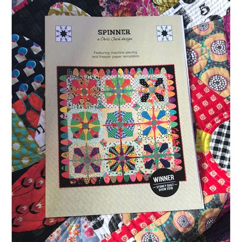 Patterns Chris Jurd Designs Spinner Quilt Pattern By Chris Jurd
