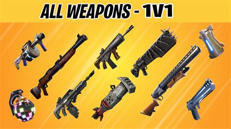 All Weapons 1v1 8674 1477 0208 By Barba Fortnite Creative Map Code