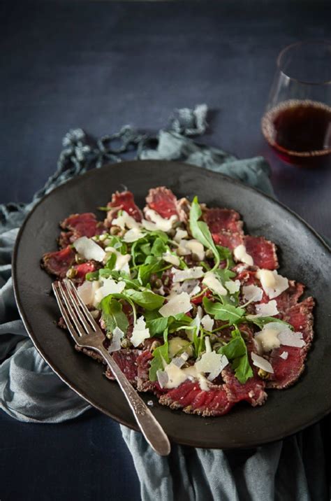 Gratinées Seared Lemon Pepper Beef Carpaccio Beef Carpaccio Wine