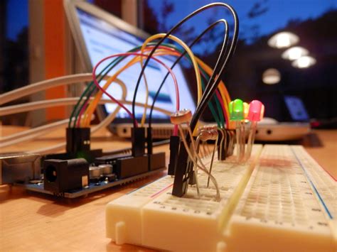 Witblauw Spelen Met Arduino