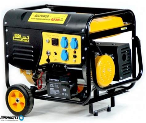 Машините Генератор За Ток 6 5 Kw Nova Electric Бензин Газ Монофазен С Вградена Автоматика