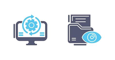 Synchronization And Data Visualization Icon 32666951 Vector Art At Vecteezy
