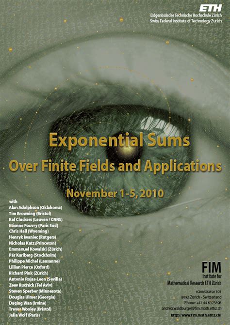 Exponential Sums Over Finite Fields And Applications