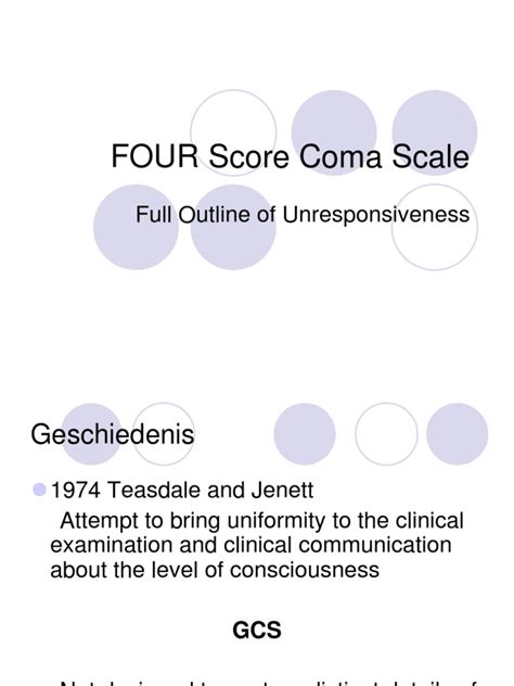 Four Score Coma Scale Pdf Coma Medical Specialties