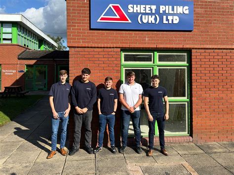 A Future Talent Pipeline In Sheet Piling Roles Right Now Sheet Piling Uk Ltd