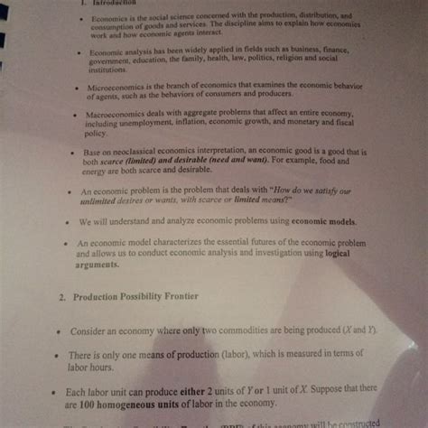 Sim Uol Bridging Mathematics And Introduction To Economics Notes Hobbies