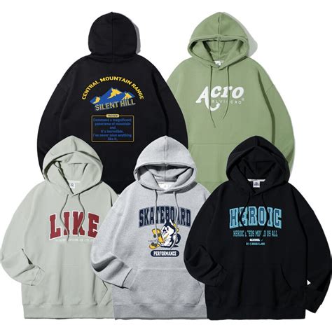 앨빈클로 레터링 아트워크 오버핏 후드티 5종 균일가 패키지 감도 깊은 취향 셀렉트샵 29cm