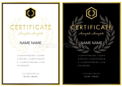 Certificate Award Ceremony Portrait 3 Stock Vector Illustration Of Frame Souvenir 314071361