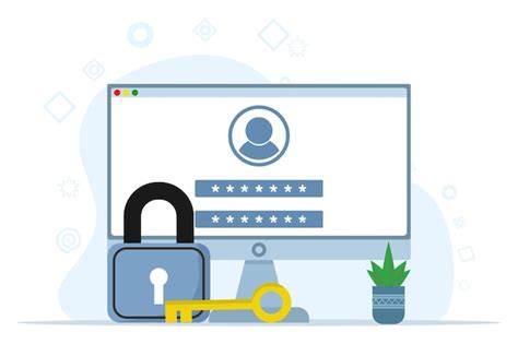 Premium Vector Pin Code Password Protection Concept Concept Of