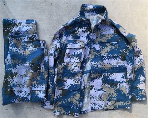 Surplus Chinese Military Pla Bdu Uniform Type 07 Oceanic Navy And