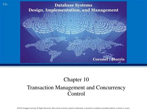 Ppt Chapter 10 Transaction Management And Concurrency Control
