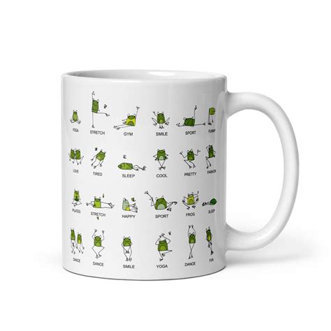 Frog Mug Funny Frog Mug Cute Frog Mug Frog Lover T Cute Frog