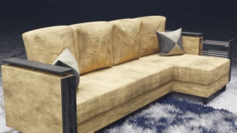 3d Sofa Blender Turbosquid 2077845