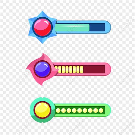 Progress Bar Game Ui Icon Dart Buttonregulatormixing Png Free Download And Clipart Image For