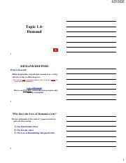 Updated Macro 1 4 Demand Pdf 8 27 2020 Topic 1 4Demand 1 DEMAND DEFINED What Is Demand
