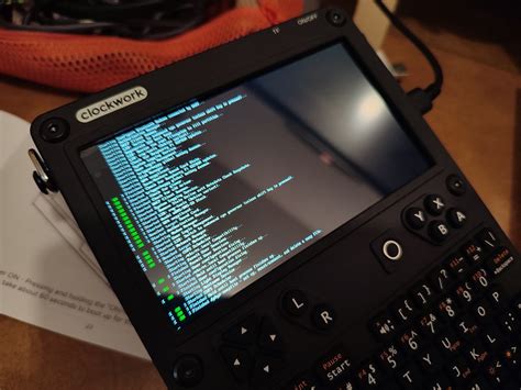 Clockworkpi Uconsole Os初起動の瞬間 ドキドキしました Clockworkpi … Flickr