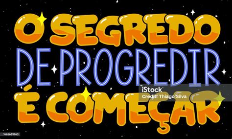 브라질 포르투갈어로 된 다채로운 포스터 공간 스타일 번역 진행의 비밀은 시작하는 것입니다 0명에 대한 스톡 벡터 아트 및 기타 이미지 Istock
