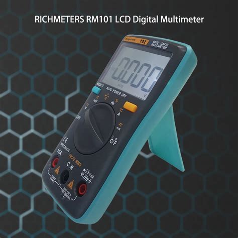 RICHMETERS RM102 Многофункциональный цифровой мультиметр AC/DC ...
