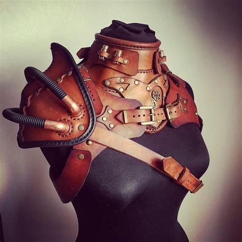 Pin By Mscreepygreen On Body And Clothes Steampunk Armor Leather Armor Steampunk Accessories