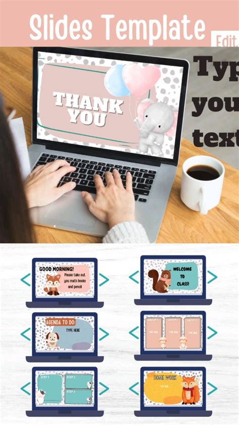 Montessori Classroom Slides Template Editable Classroom Slides Template Canva Slides Template