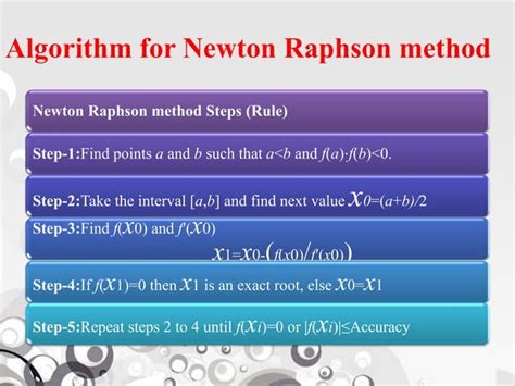 Numerical Method For Solving Non Linear Equations Pdf Physics Science