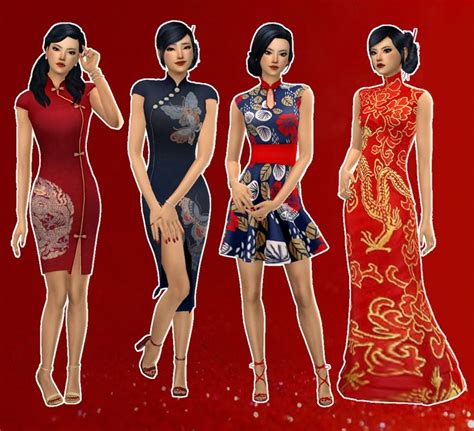 Cultural Lookbook Chinese Sims 4 Teen Sims 4 Mods Clothes Sims 4 Mods