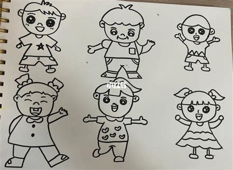 小孩的简笔画 小孩的简笔画 人物 画趣文库（我爱生活）