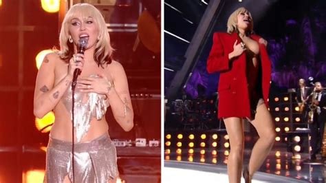 Miley Cyrus Suffers Wardrobe Malfunction Recovers During New Years