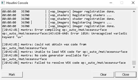 Mantra Could Not Obtain Vex Lighting And Rendering Solaris Odforum