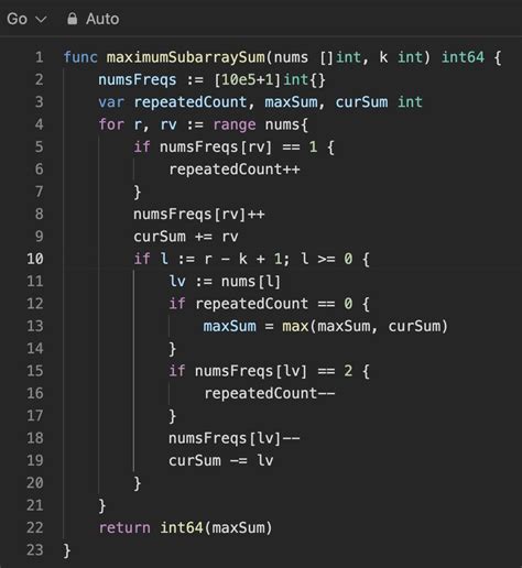 Allen S On Linkedin Golang Leetcode Slidingwindow