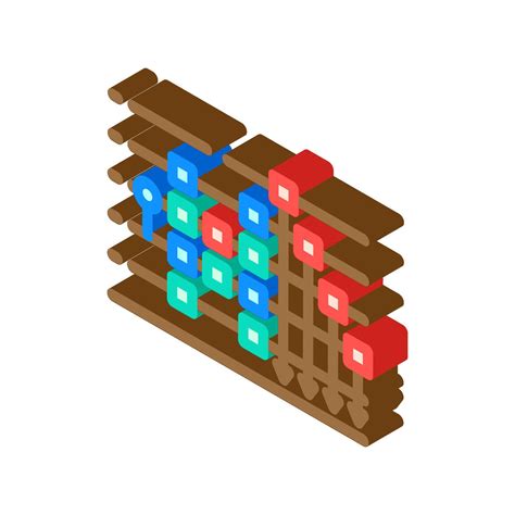 Circuit Quantum Technology Isometric Icon Illustration 44795526 Vector