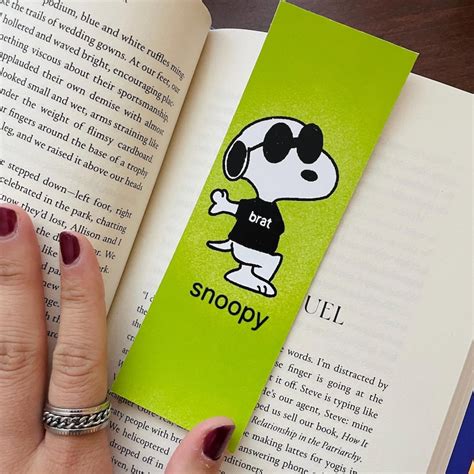 Snoopy Bookmarks Png Etsy