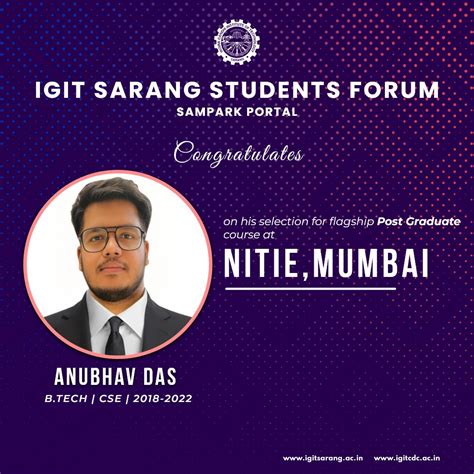 Igit Sarang Students Forum Sampark Portal On Linkedin Igit Sarang