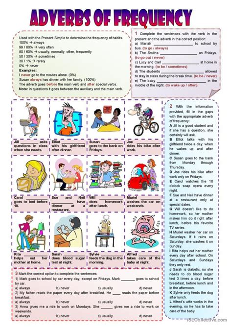 Adverbs Of Frequency Exercises With Answers Pdf Shotwerk