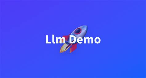 Llm Demo A Hugging Face Space By Soikit