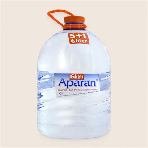 Вода родниковая APARAN 6л пластиковая бутылка