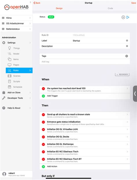 Startup Rule Does Not Work Anymore Scripts And Rules Openhab Community