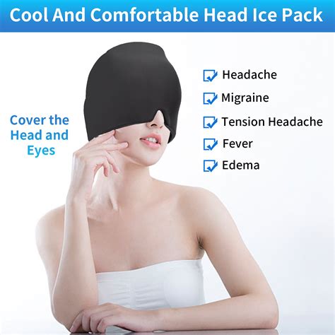 Masca Pentru Comprese Migrene Dureri De Cap Tensiune Cu Gel