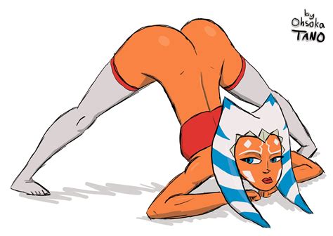 Rule 34 1girls Ahsoka Tano Ass Ass Up Athletic Athletic Female Blue