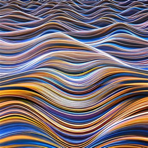 650 Digital Abstract Waves A Futuristic And Abstract Background Featuring Digital Abstract