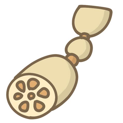 れんこんのイラスト かわいいフリー素材が無料のイラストレイン
