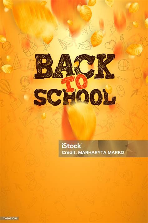 창조적 인 배경 비문 학교로 돌아가기 교육 요소 및 배경에 있는 텍스트 공간 전단지 A4 판매 포스터 할인 3d 일러스트레이션