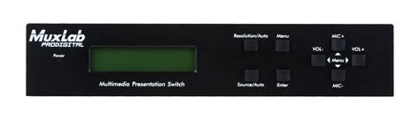 MUXLAB V HDMI MATRIX SWITCH KIT X X PoC HDBT RX X Matrix Switch RS IR TCP IP