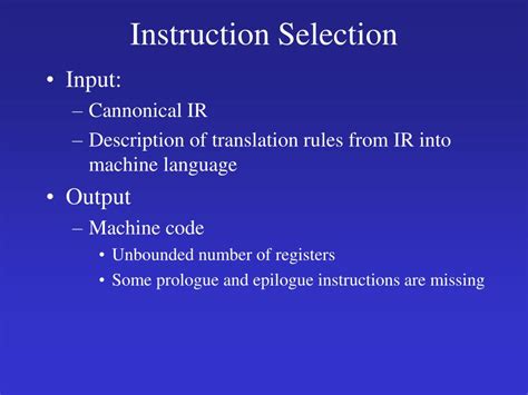 Ppt Instruction Selection Powerpoint Presentation Free Download Id5669441