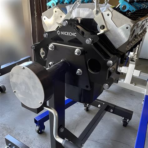 Ls Engine Stand Support Adapter Plate Bracket For Chevy Sbc Bbc