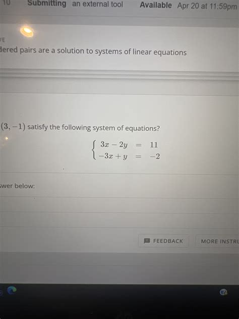 Solved 3 1 Satisfy The Following System Of Chegg Com