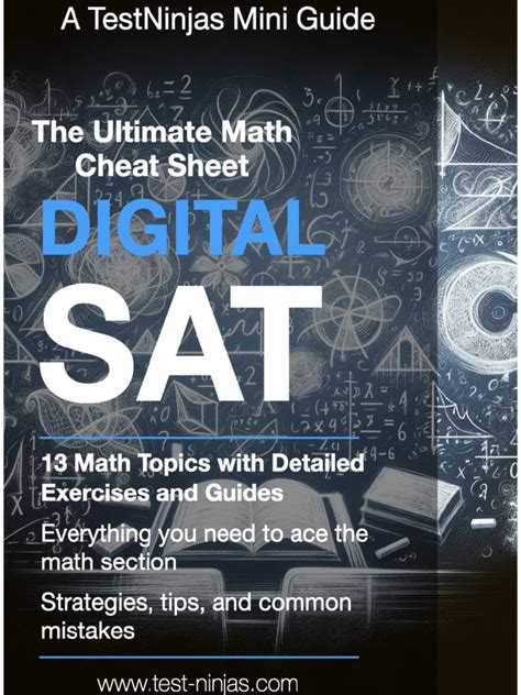 Testninjasdigitalsatmathcheatsheet Pdf Quadratic Equation Equations