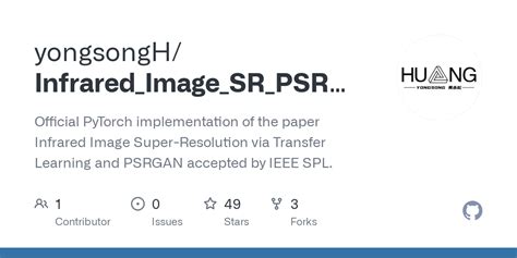 github yongsongh infrared image sr psrgan official pytorch implementation of the paper